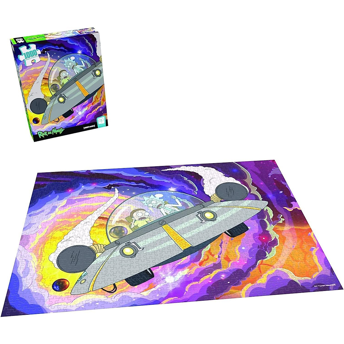 Rick and Morty “The Outside World is Our Enemy, Morty!” 1000 Piece Jigsaw Puzzle | Officially Licensed Rick & Morty Merchandise | Collectible Puzzle Featuring Rick and Morty Artwork