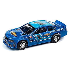 Auto World Super III 2015 Chevy SS Stock Car (Blue) HO Scale Slot Car