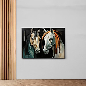 Majestic Black Stallion Galloping In The Clouds, Black Horse On Salt Flats, Canvas Print, Black Horse Print, Black Horse Wall Art