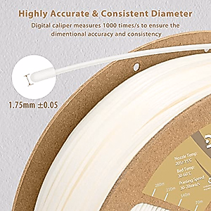 PLA Glow in The Dark Green and Orange Bundle, Duramic 3D Printing Filament 1.75mm, Dimensional Accuracy +/- 0.05 mm