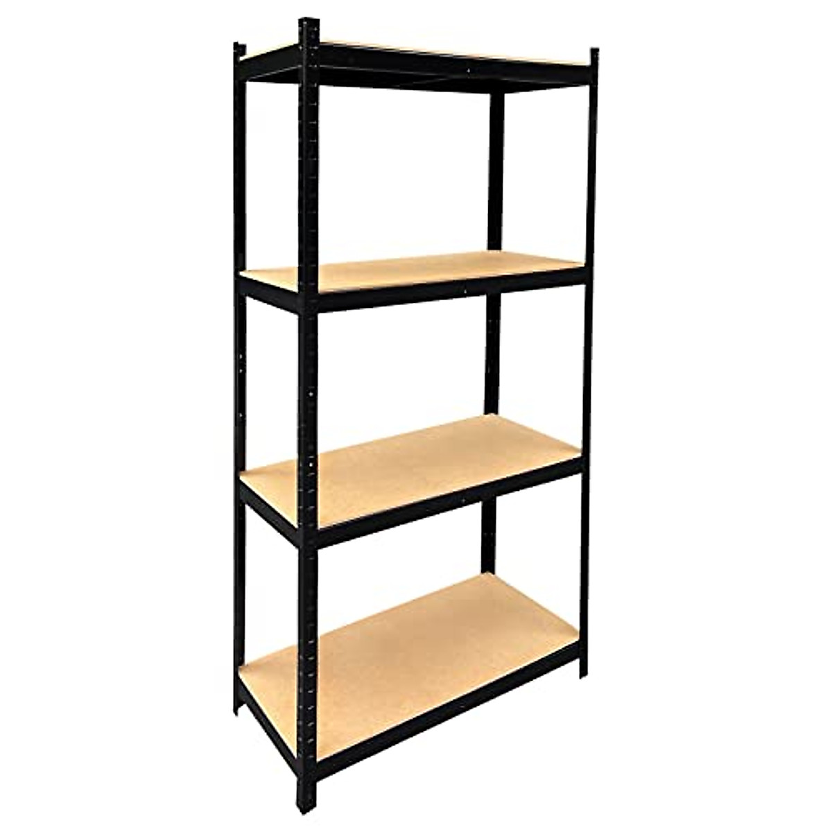 Qimu 4-Tier Storage Shelf Heavy Duty Storage Shelving Unit Garage Organization Storage Rack,Boltless Shelving Unit for Free Combination, 162(H) x 80(W) x 40(D) cm