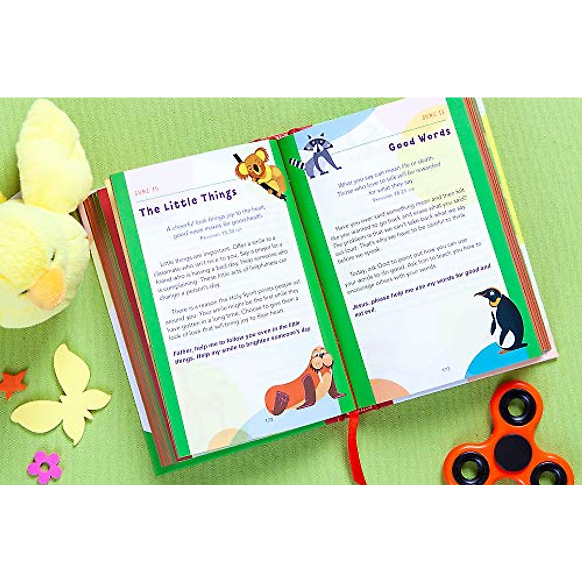 A Little God Time for Kids: 365 Daily Devotions (Hardcover)– Motivational Devotionals for Kids Ages 4-7, Perfect Gift for Children, Birthdays, Communion, and More