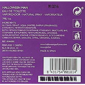 J. Del Pozo Halloween Man Eau de Toilette Spray for Men, 6.8 Ounce