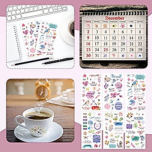 30 Sheets Bible Verse Stickers for Journaling Christian Scrapbook Stickers Inspirational Scripture Faith Seal Crafts Decals(Stylish Style)