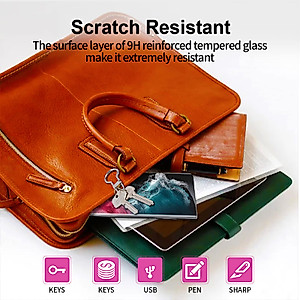 [2+2 Pack] Screen Protector for Samsung Galaxy S22 Ultra 5G 6.8 Inch, 2 Pack Tempered Glass Film + 2 Pack Camera Lens Protector, HD Fingerprint unlock/Full Coverage/Anti-Scratch/Case Friendly