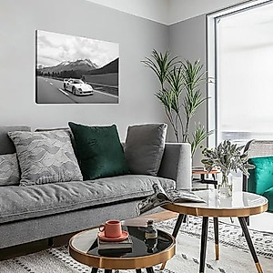 Car Poster Ferrari F40 Supercar Posters Racing Car Canvas Wall Art For Boy's Bedroom SuperCar Wall Decor Frame-style 18x12inch(45x30cm)