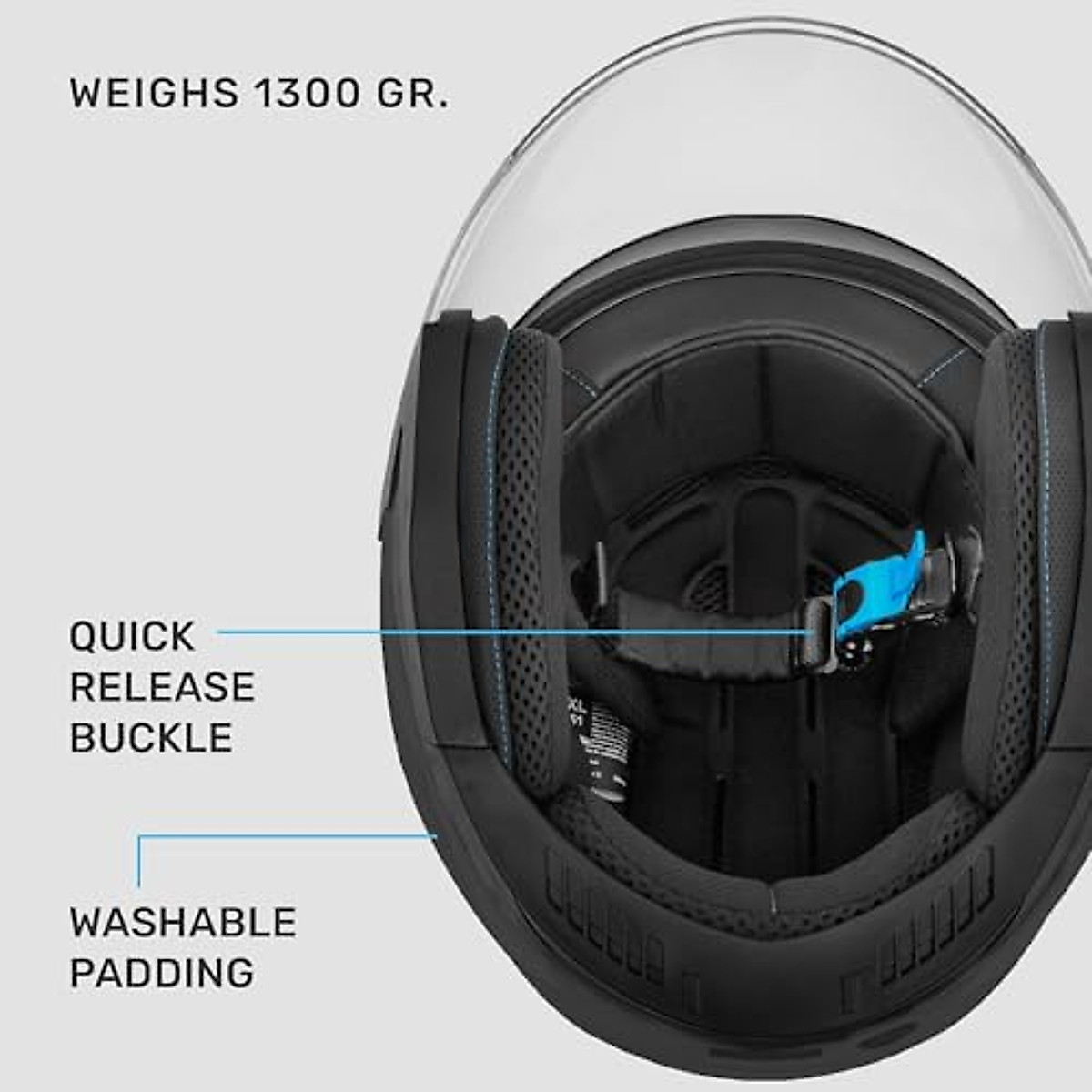 Westt Open Face Helmets with Dual Sun Visor– Motorcycle Helmet for Men and Women 3/4 Helmets DOT Approved for Scooter Motorbike Street Jet Series