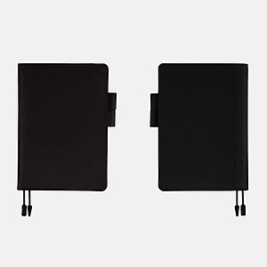 Hobonichi Techo Cousin Cover [A5 Cover Only] Colors: Black x Clear Blue