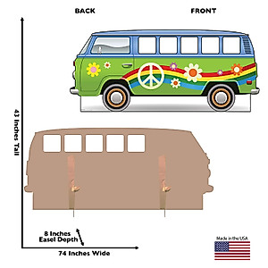 Advanced Graphics Hippie Bus Stand-in Life Size Cardboard Cutout Standup