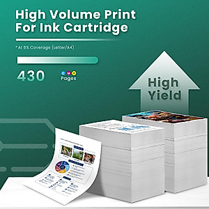GREENBOX Remanufactured Ink Cartridge Replacement for HP 61XL 61 XL for HP Envy 4500 5530 5534 5535 Deskjet 2540 1000 1010 1512 1510 3050 Officejet 4630 2620 4635 Printer (1 Tri-Color)