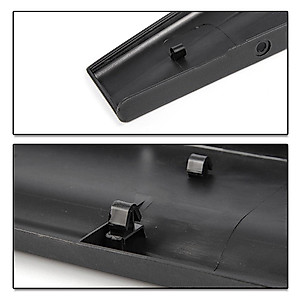 PIT66 Tailgate Molding Cap, Compatible with 09-18 Dodge Ram 1500(2019 Dodge Ram 1500 Classic Body Style)/10-18 Ram 2500 & 3500, 55372052AH/TO1904100, Tailgate Cap Spoiler Moulding Protector Top Cover