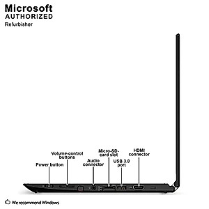 Lenovo Thinkpad Yoga 260 Convertible Laptop / 12.5 inch IPS FHD Touchscreen (1920x1080), Intel Core i5-6300U, 256GB SSD, 8GB DDR4 Memory, Windows 10 Professional 64-bit - Webcam - Black (Renewed)
