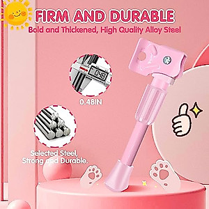 LEICHTEN Kids Bike Kickstand for 18 Inch Wheel Children's Bicycle Single-Side Kick Stand Rear Mount Bikes Support Racks Pink for Girls and Boys Bike