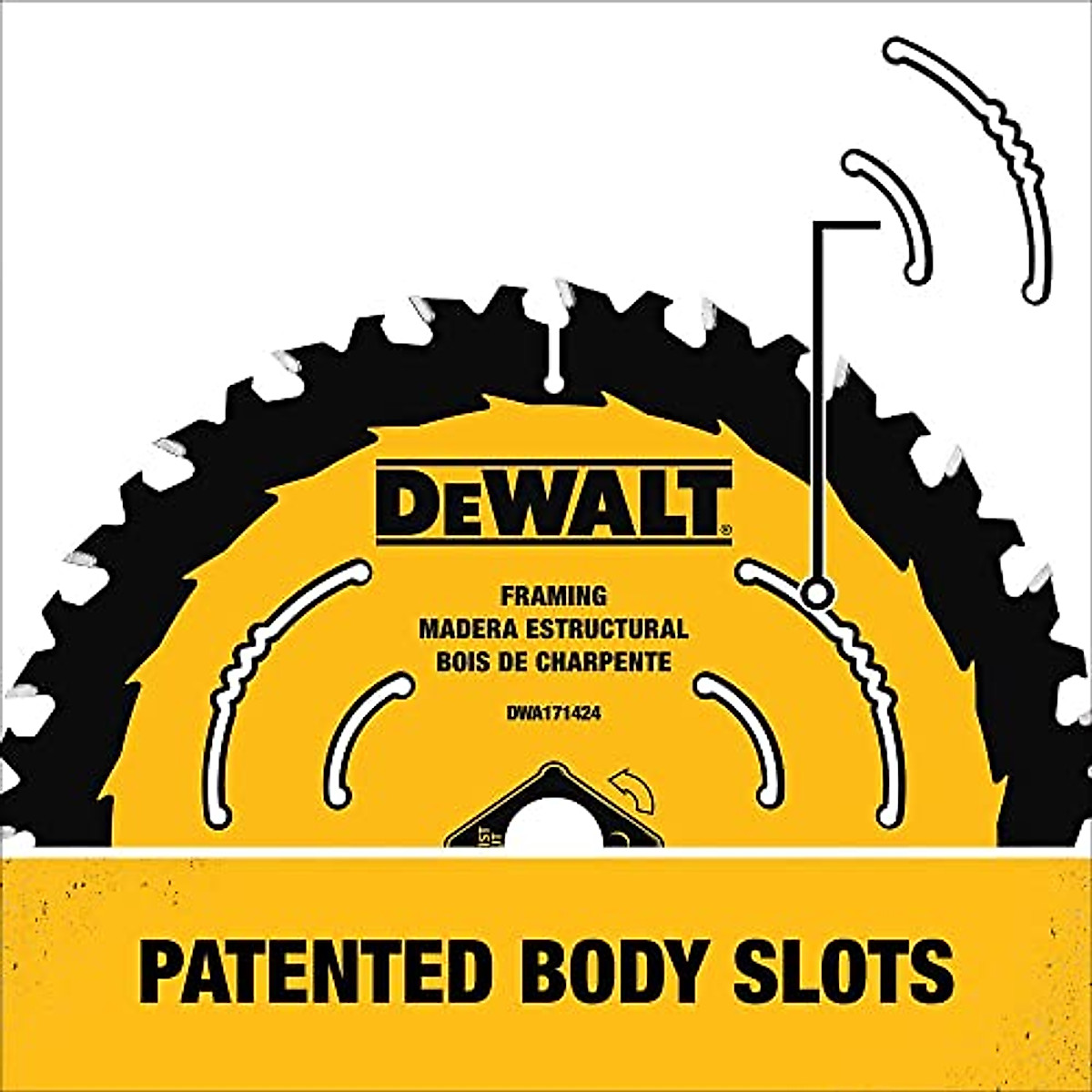 DEWALT Circular Saw Blade, 8 1/4 Inch, 40 Tooth, Cross Cutting (DWA181440)