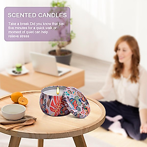 OFUN 4 Pack Scented Candles, Aromatherapy Candle Gift Set, 4.4 oz/120H Long Burning, Soy Wax Aromathrapy Candles for Stress Relief, Ideal for Birthday, Christmas, Thanksgiving, Mother's Day