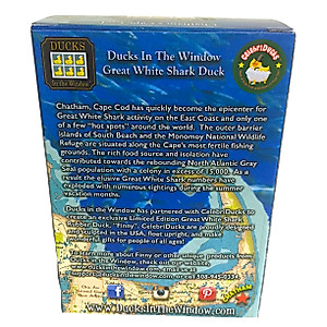 Ducks in the Window Celebridcucks Finny The Great White Shark Rubber Duck Bath Toy