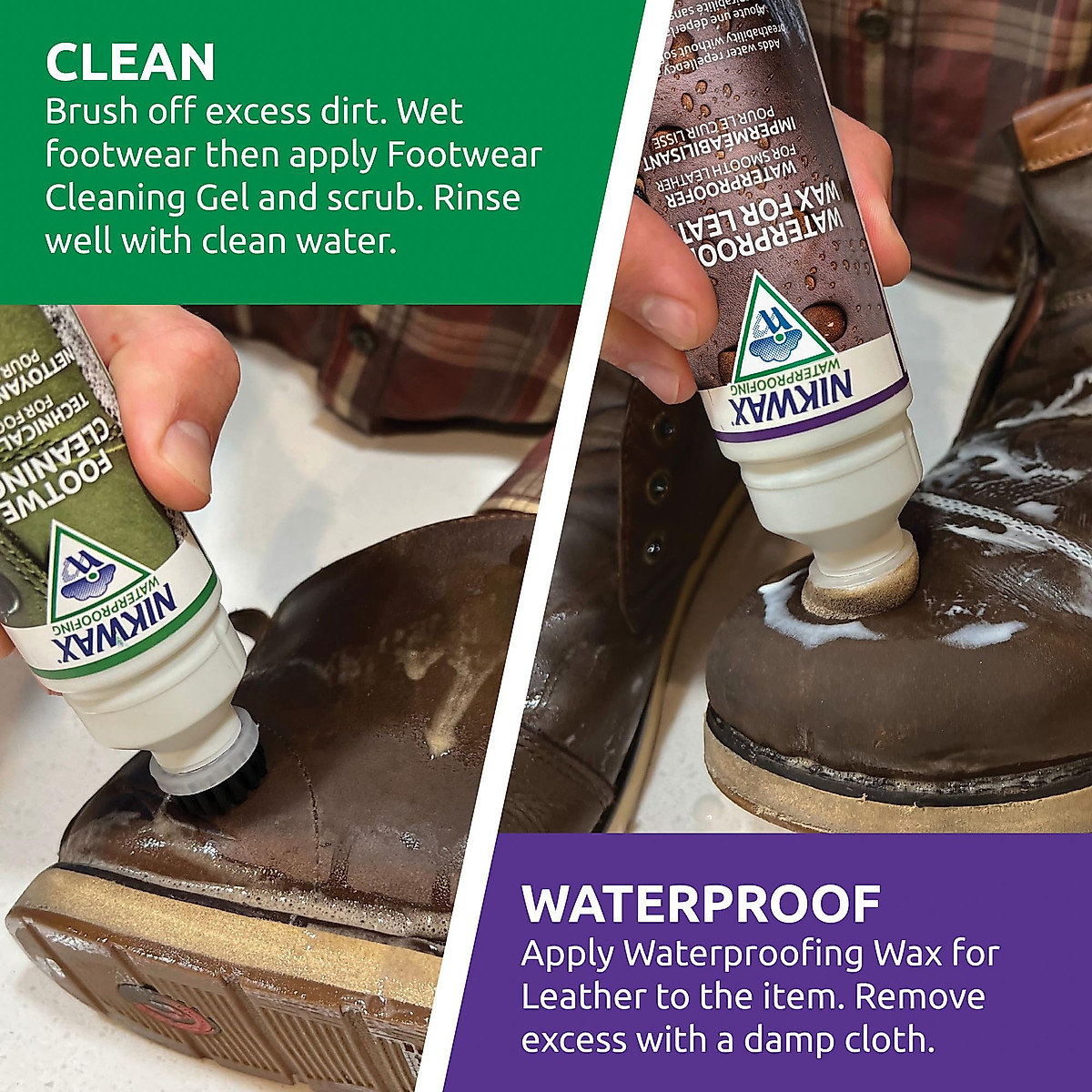 Nikwax Waterproofing Wax - Liquid - Neutral, 4.2 fl. oz.