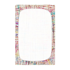 Fitted Crib Sheet for Boys Girls, Boho Style Jersey Knit Baby Sheet for Standard Crib and Toddler Bed Mattresses, Cozy Soft Breathable, 28 x 52 in