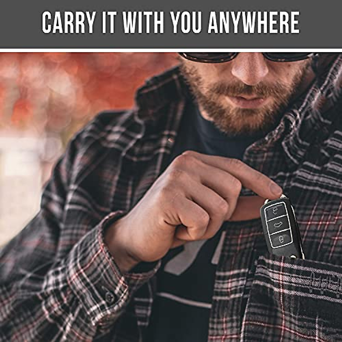 Sneaky Booze Stash Car Key Fob Remote Diversion Safe: Smell/Odor Proof Bag Discrete Portable Storage Container To Hide Pills Jewelry or Valuables Secret Hidden Travel Can Or Home Security 1 Pack