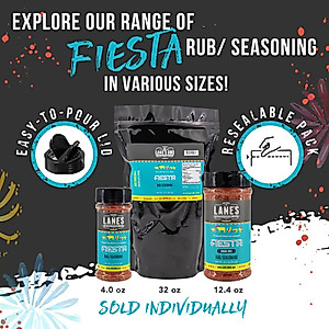 Lane's Fiesta Taco Seasoning Mix, All-Natural Keto Taco Seasoning, Chicken Taco Seasoning Mild, No MSG, Gluten Free Taco Seasoning Mix, 4.0 Oz