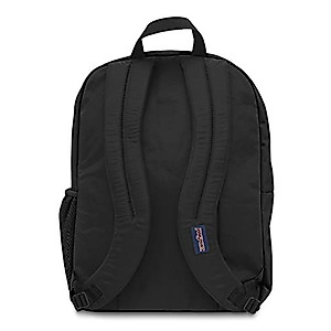 JanSport Big Laptop Backpack for College - Computer Bag with 2 Compartments, Ergonomic Shoulder Straps, 15” Laptop Sleeve, Haul Handle - Book Rucksack, Black