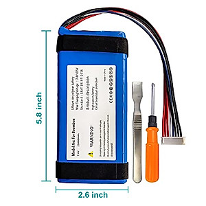 WRUMI Replacement Battery for JBL Boombox GSP0931134 01 Battery 7.4V (NOT for Boombox 2)