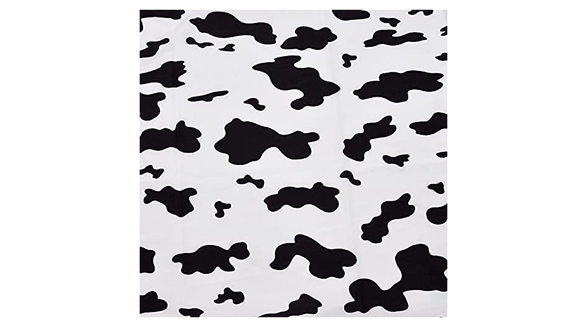 Yutone 59" Wide Polyester Cow Design Fabric