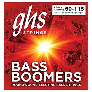 GHS Strings H3045 Bass Boomers, HEAVY SET