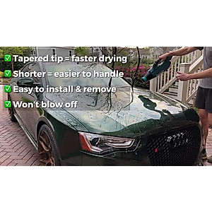 Stubby Nozzle Co. STUBBY Car Drying Nozzle for Makita 18V LXT Leaf Blowers (XBU03Z and DUB184Z)