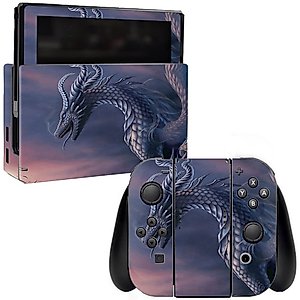 MightySkins Skin Compatible with Nintendo Switch - Dragon Fantasy | Protective, Durable, and Unique Vinyl Decal wrap Cover | Easy to Apply, Remove, and Change Styles | Made in The USA