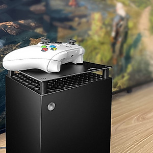 Dust Cover for Xbox Series X, Dust Filter Aluminum Top Cover for Series X Roof Metal Dust Proof Filter