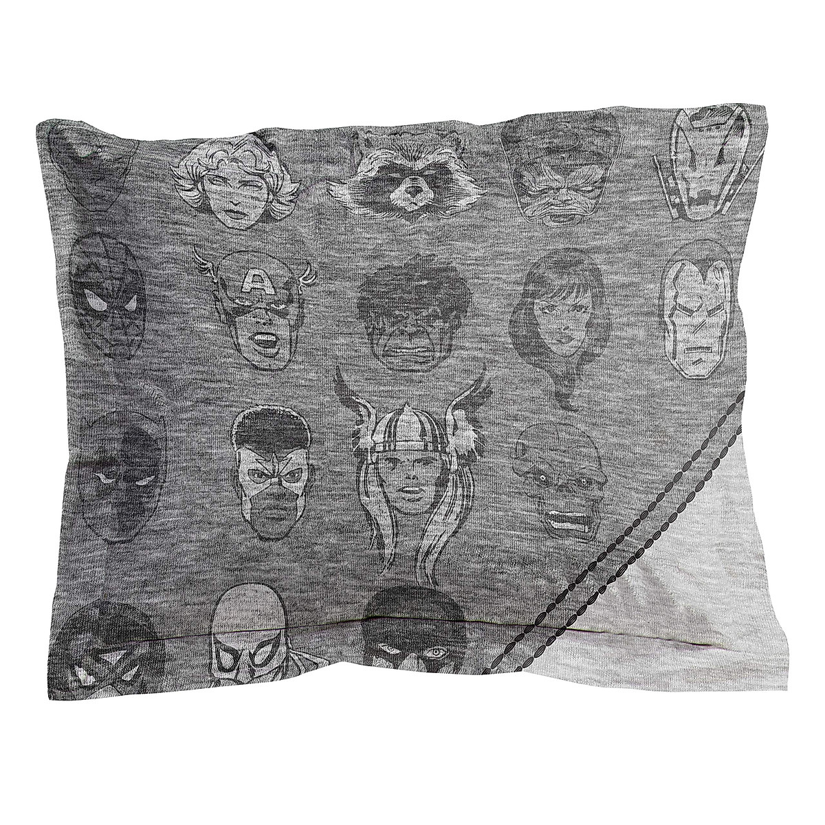 Jay Franco Marvel Comics 80th Anniversary Twin Comforter & Sham Set - Super Soft Kids Reversible Bedding - Fade Resistant Microfiber (Official Marvel Product)