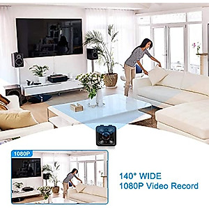 Mini Spy Camera Include 32G SD Card Hidden Camera HD Audio and Video Recording, Night Vision Motion Detection, Surveillance Camera Small Dog Camera Nanny Cam Baby Monitor Home Security Camera