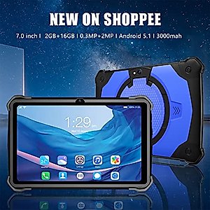 HD 7 Inch Android Tablet IPS Portable for WiFi Bluetooth Voice Call Game Video Learning Tablet, SIM Card Communication Function