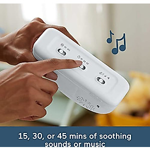 Fisher-Price Sound Machine Soothe & Glow Rainbow With Lights Music And Volume Control For Newborns And Up