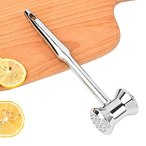 Household Stainless Steel Loose Beef Mace Steak Tender Meat Beat Hammer Kitchen Meat Hammer Meat Tenderizer Meat Hammer Dishwasher Safe Tenderizer Cooking Utensils