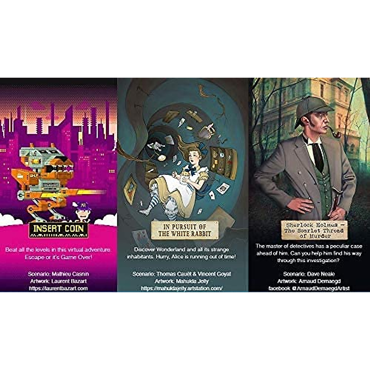 UNLOCK! Heroic Adventures Card Game | Escape Room Games for Adults and Kids | Mystery Games for Family Game Night | Ages 10 and up | 1-6 Players | Average Playtime 1 Hour | Made by Space Cowboys