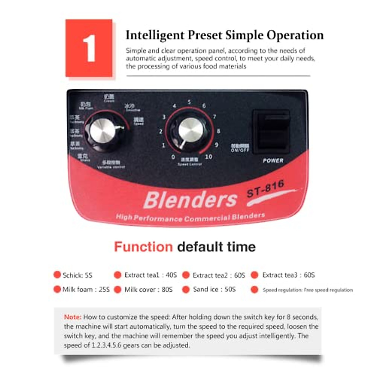 Mai lelu 4 in 1 Tea Breawing Machine Milkshake Blender Smoothie Maker Machine Multifunction Food Blender Brew Cream Milk Shaker