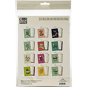 Simple Stories Carpe Diem Seasons Double-Sided A5 Planner Inserts-Monthly, Undated