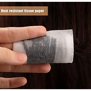 Beomeen Hair Perms Paper, 360 Sheets Salon Perm End Papers Hair Curling Paper Hairdressing Styling Tool for Hair Perming Hair Perm Rods Pads 3 Pack