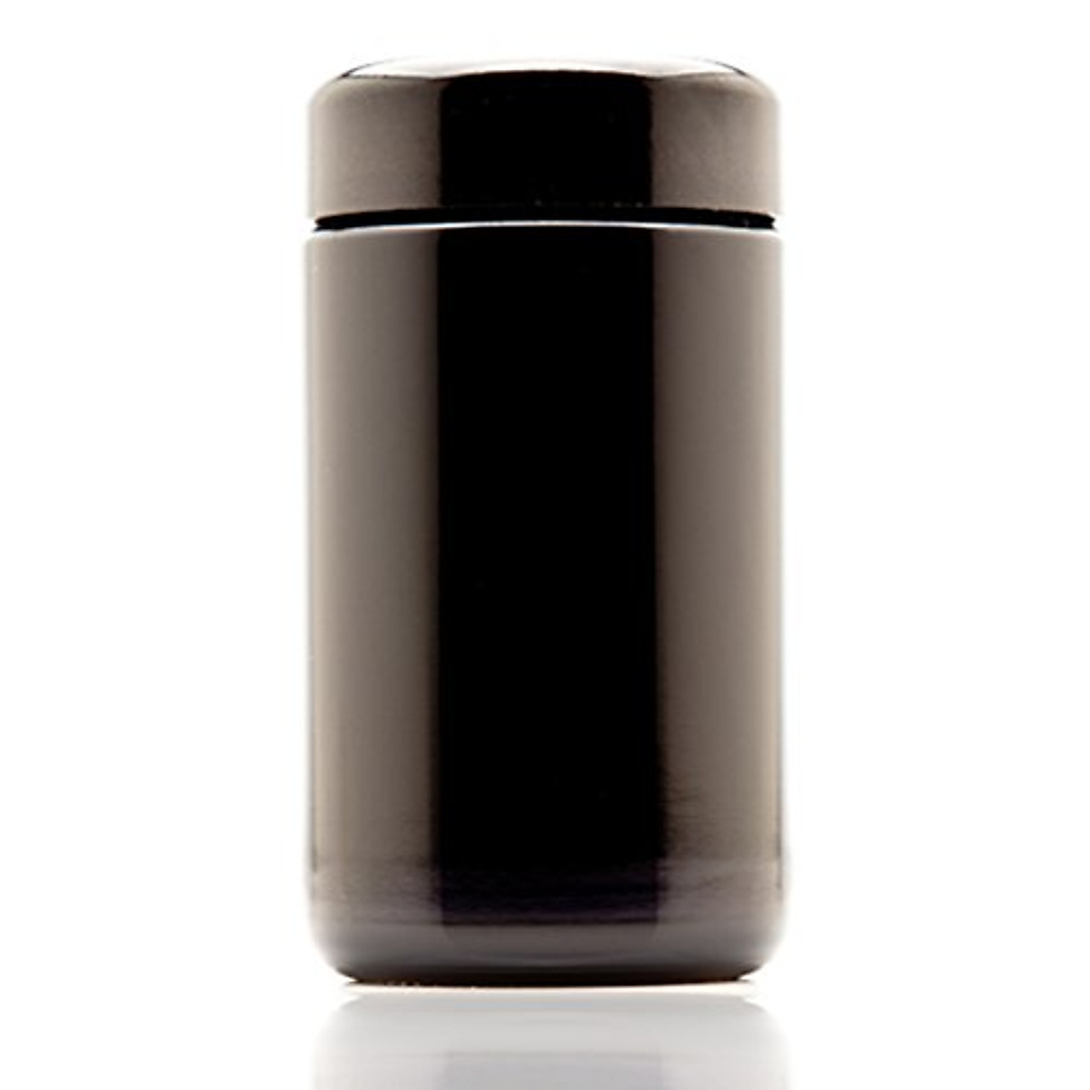 Infinity Jars 150 ml (5.07 fl oz) 3-Pack Tall Black Ultraviolet Refillable Empty Glass Screw Top Jar
