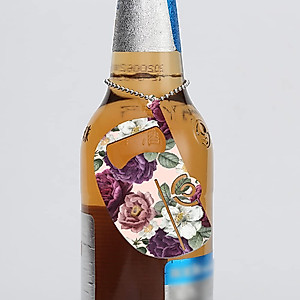 Flower Cute Camper Bottle Opener, Gift for Camper Lover, Women, Men, Funny Little Gift for Camper Lover, Using for Outdoor Picnic Home, Camper, RV, Hiking, Kayaking, Camping, Travel