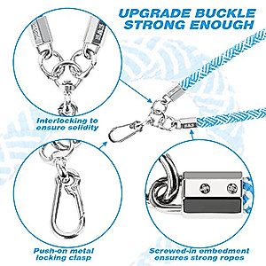 Cell Phone Lanyard Around the Neck, Crossbody Phone Strap with Ring Grip and Transparent Pad for Most Smartphones ID Badges Bagpack Keychain Camera Walking Hiking (BlueWhite, Long)