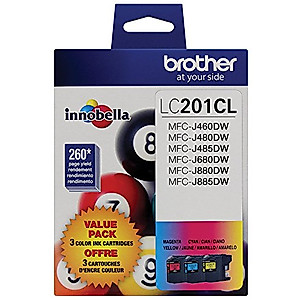 Brother LC2013PKS - C/M/Y - 3 Pack Ink … (LC2013BK/C/M/Y (All Colors))