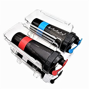 Frontier Plastic Stackable Multipurpose Wine Rack Storage Organizer, Wine and Water Free Standing Bottle Holder for Fridge, Counter Top, Display Cabinets, 2 Pack, Clear