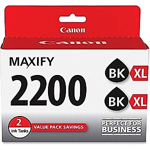 Canon PGI-2200XL Black Twin Pack Compatible to IB4120, MB5120, MB5420, IB4020, MB5020, MB5320