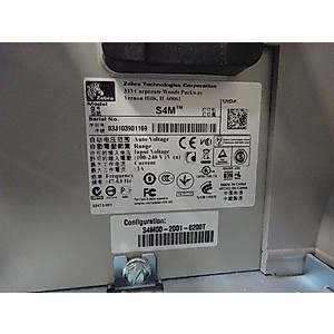 Zebra S4M S4M00-2001-0200D Stripe Label Thermal Printer