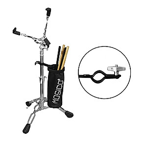 Mosico Snare Drum Stand Height Range 13.40-23 Inches For 10''-14'' Snare Drum With Drumstick Holder Snare Stand for Beginners