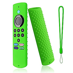 Remote Cover Replacement for Fire TV Stick Lite 2nd Gen. 2022 Controller, Silicone Case with Lanyard, Glowing in The Dark