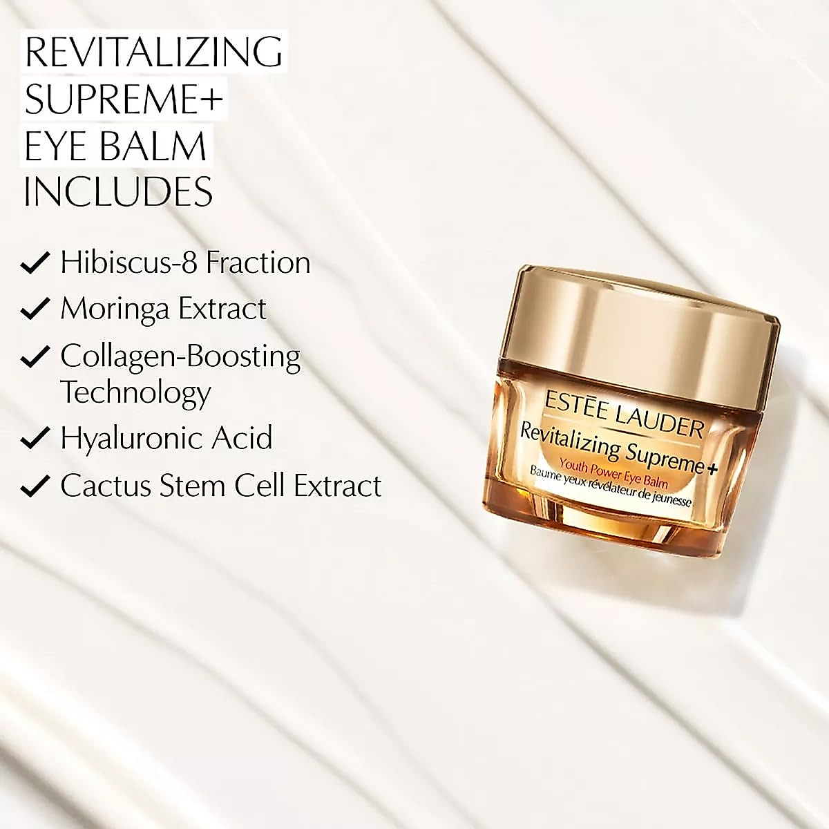 Estee Lauder Revitalizing Supreme+ Youth Power Eye Balm, 0.34 oz Deluxe Size Unboxed